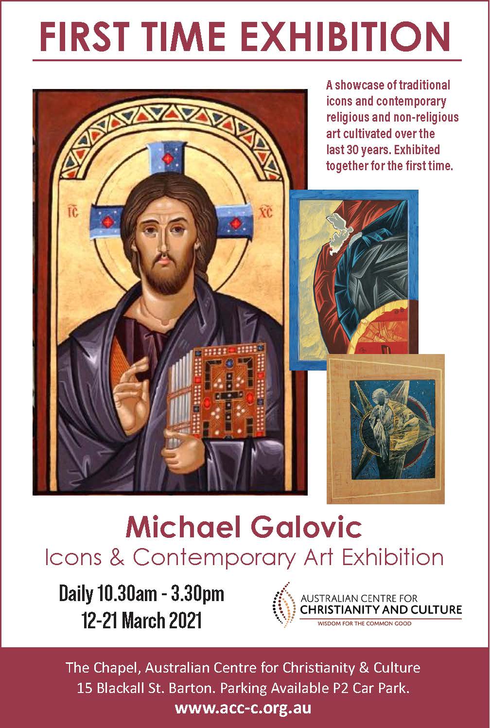 Exhibition: Michael Galovic – Art/s and Theology Australia