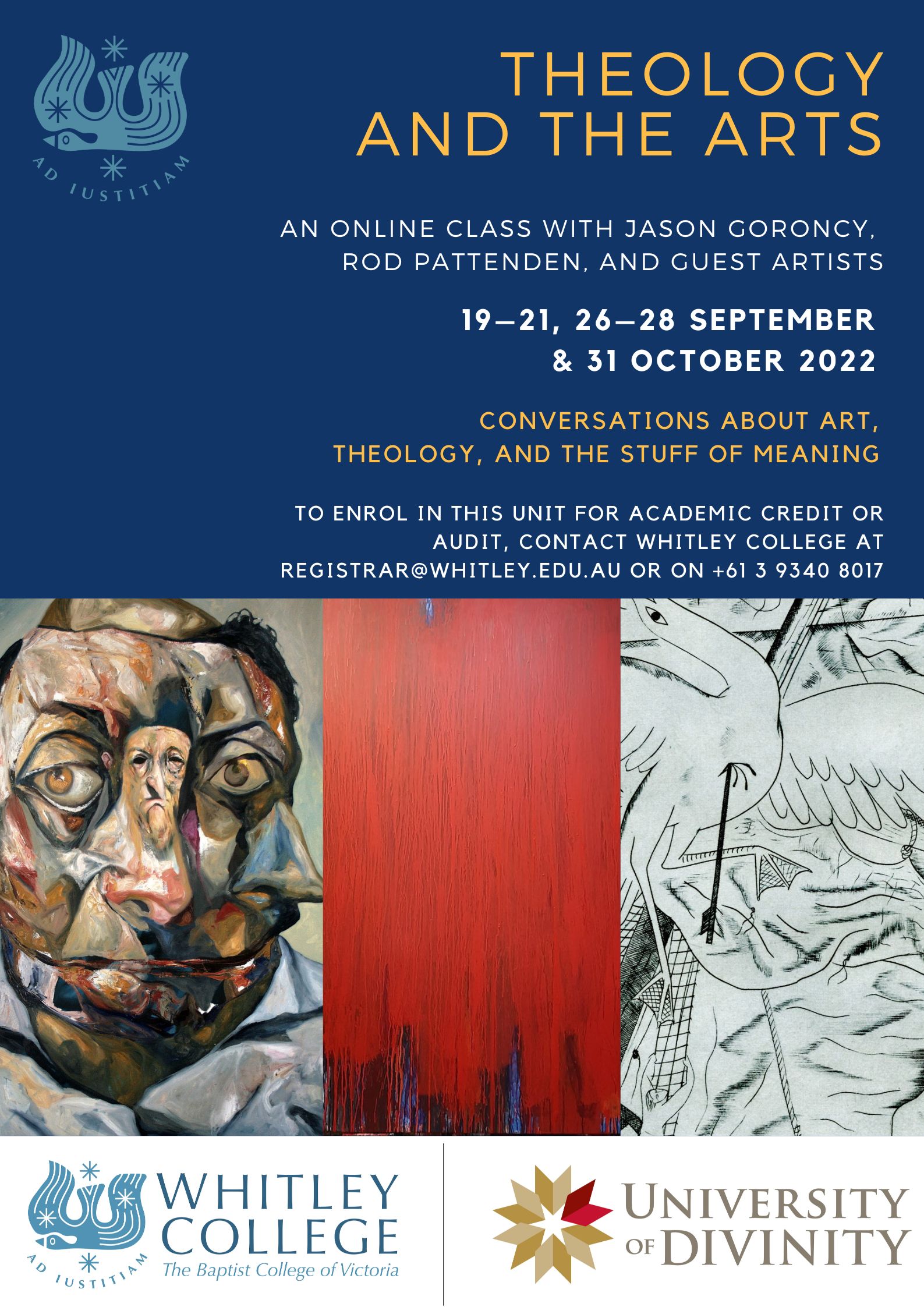 Theology and the Arts – An Online Course – Art/s and Theology Australia